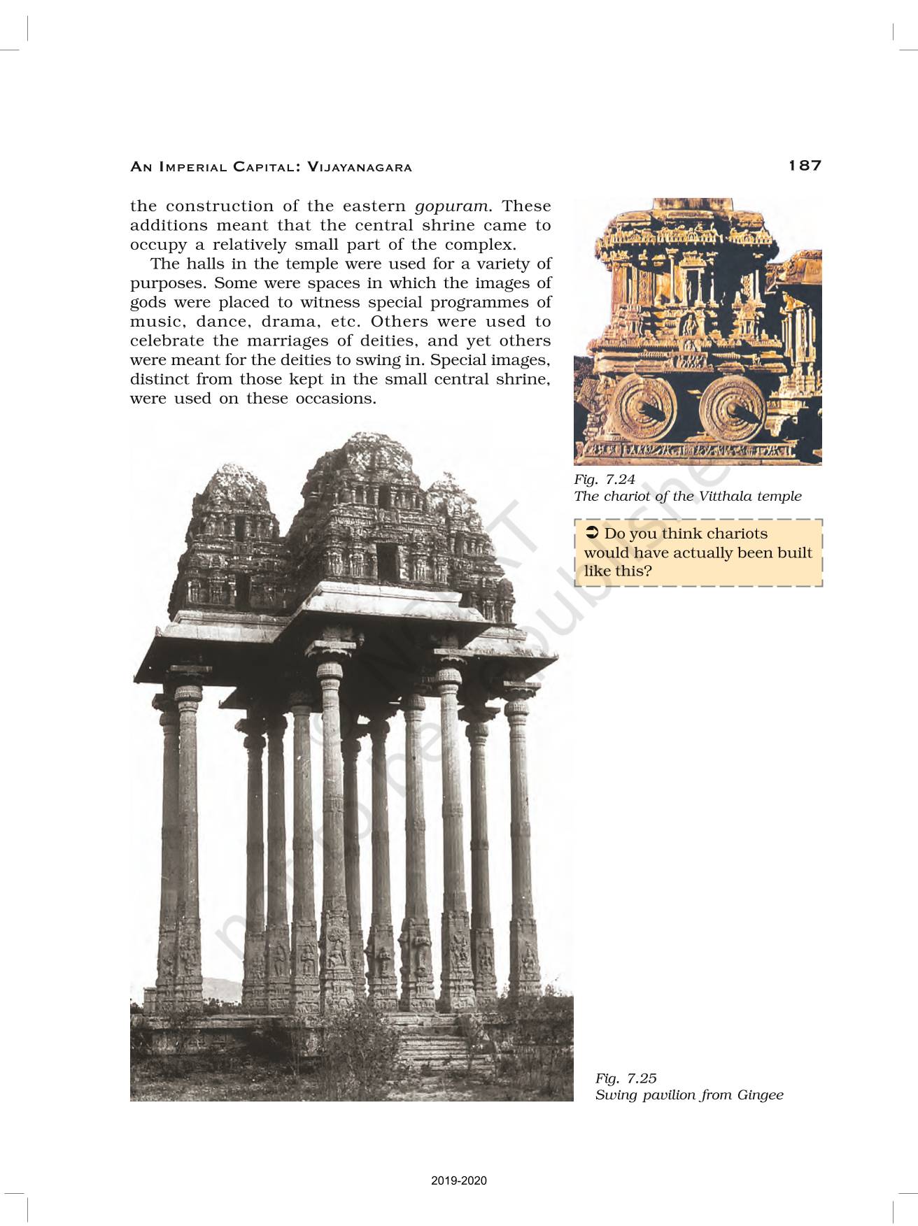 An Imperial Capital Vijayanagara - NCERT Book of Class 12 Themes In Indian History Part II